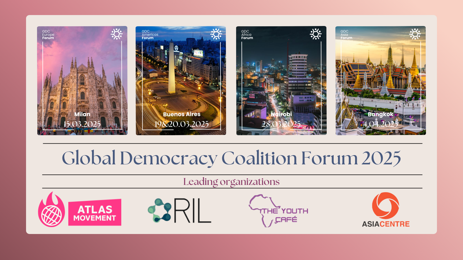 GDC Forums 2025: A Global Call for Democratic Resilience